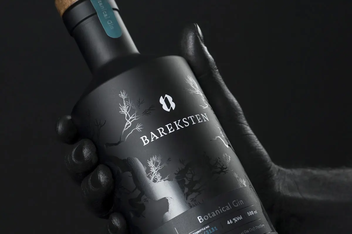 Bareksten标志设计含义及杜松子酒品牌设计理念-诗宸标志设计