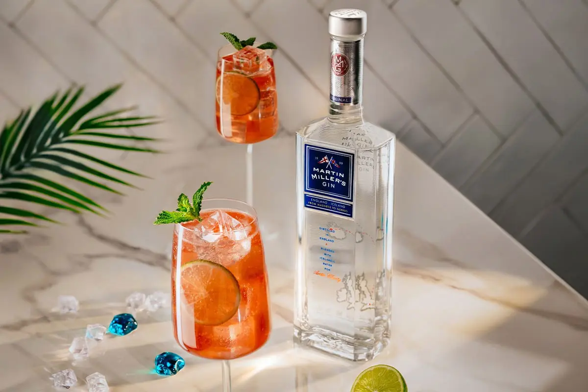 Martin Miller's标志设计含义及杜松子酒品牌设计理念-诗宸标志设计