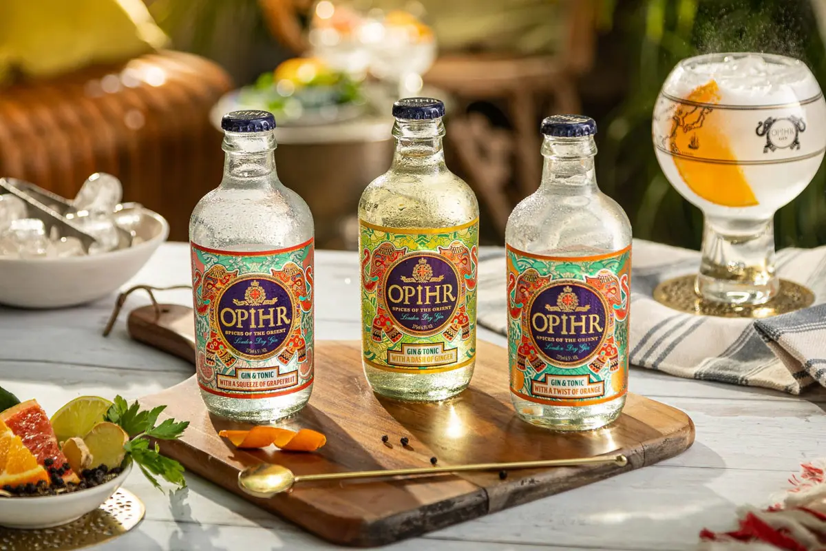 Opihr标志设计含义及杜松子酒品牌设计理念-诗宸标志设计