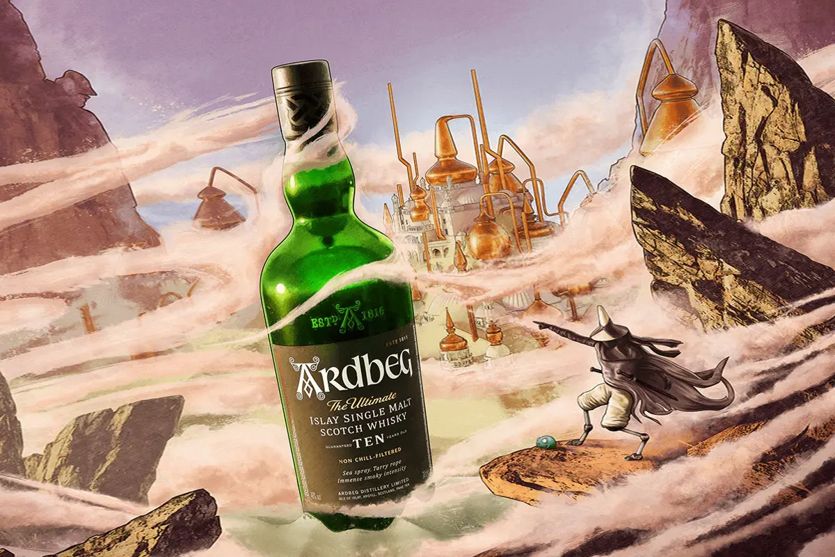 Ardbeg标志设计含义及威士忌品牌设计理念-诗宸标志设计