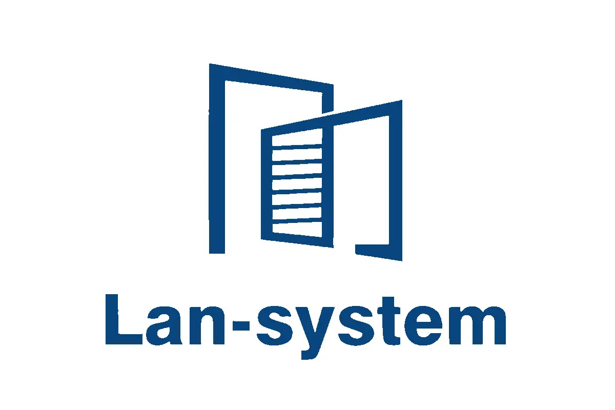 Lan-system蓝斯门窗logo设计含义及门窗品牌设计理念-诗宸标志设计