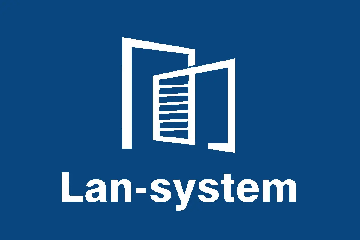 Lan-system蓝斯门窗logo设计含义及门窗品牌设计理念-诗宸标志设计
