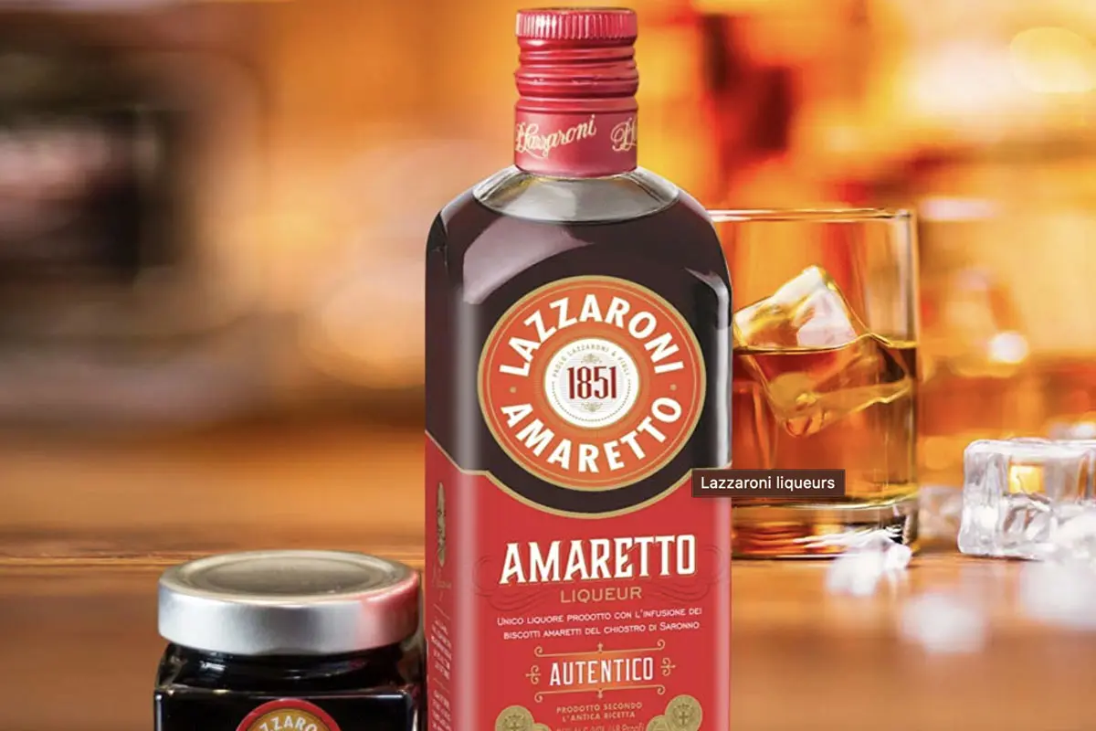 Lazzaroni Amaretto标志设计含义及利口酒品牌设计理念-诗宸标志设计