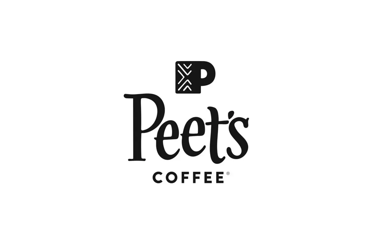 Peet's Coffee皮爷咖啡logo设计含义及咖啡品牌设计理念-诗宸标志设计