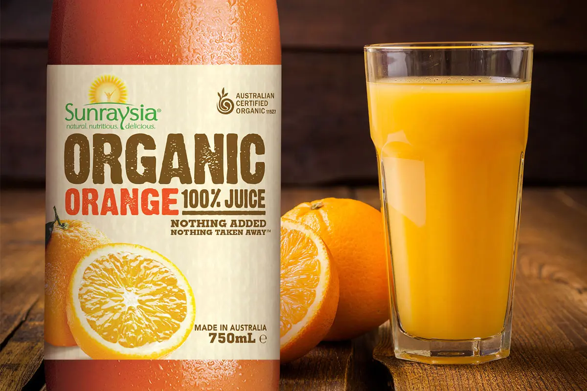 Sunraysia果汁logo设计含义及果汁品牌设计理念-诗宸标志设计