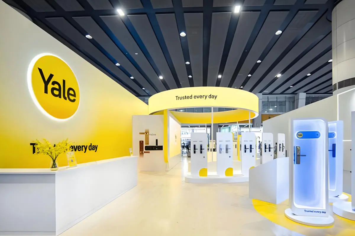 Yale耶鲁logo设计含义及智能锁品牌设计理念-诗宸标志设计