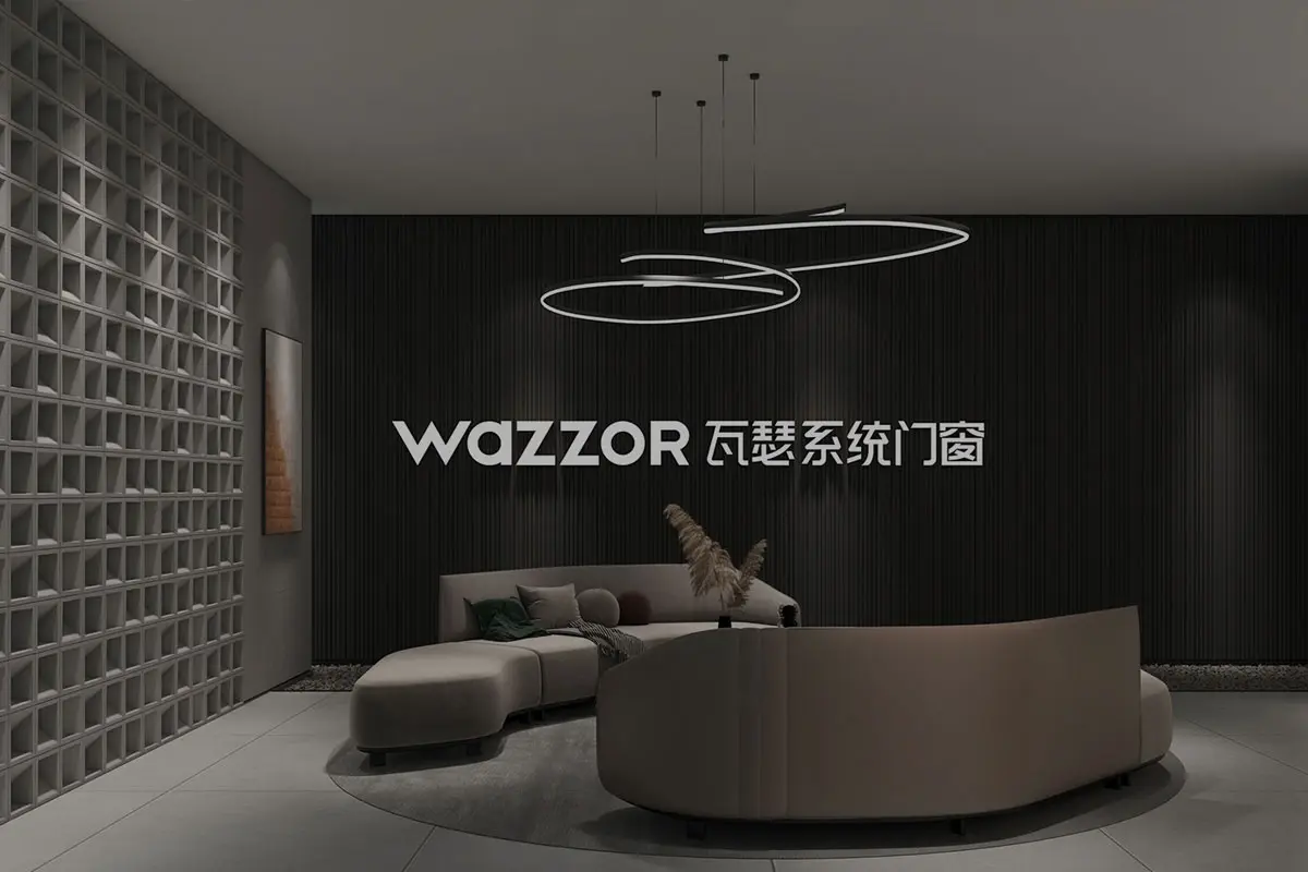 wazzor瓦瑟门窗logo设计含义及门窗品牌设计理念-诗宸标志设计