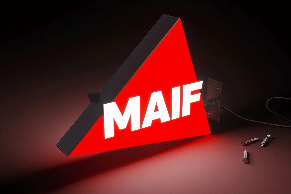 MAIF保险标志logo图片-诗宸标志设计