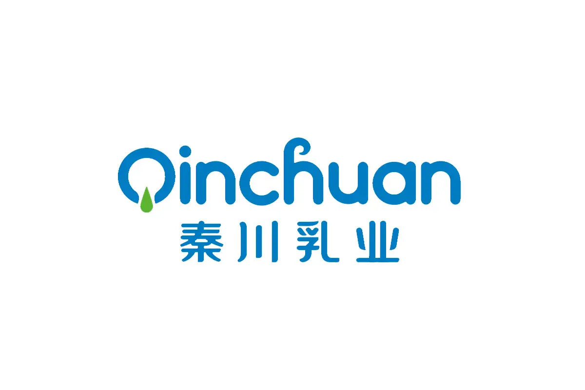 秦川乳业标志logo图片-诗宸标志设计