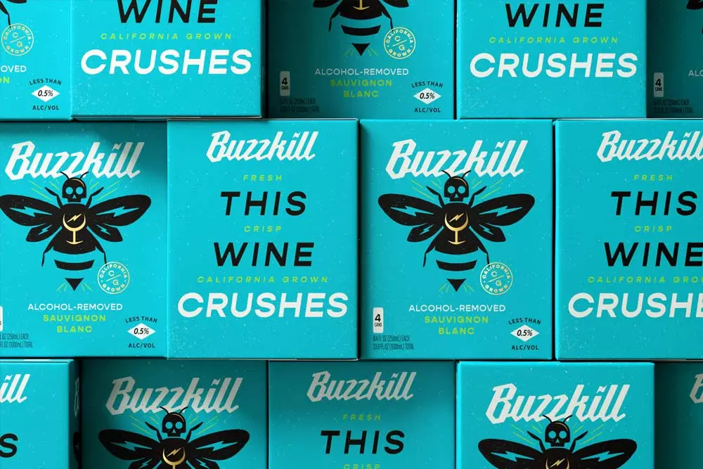 BUZZKILL葡萄酒包装设计图片-诗宸标志设计