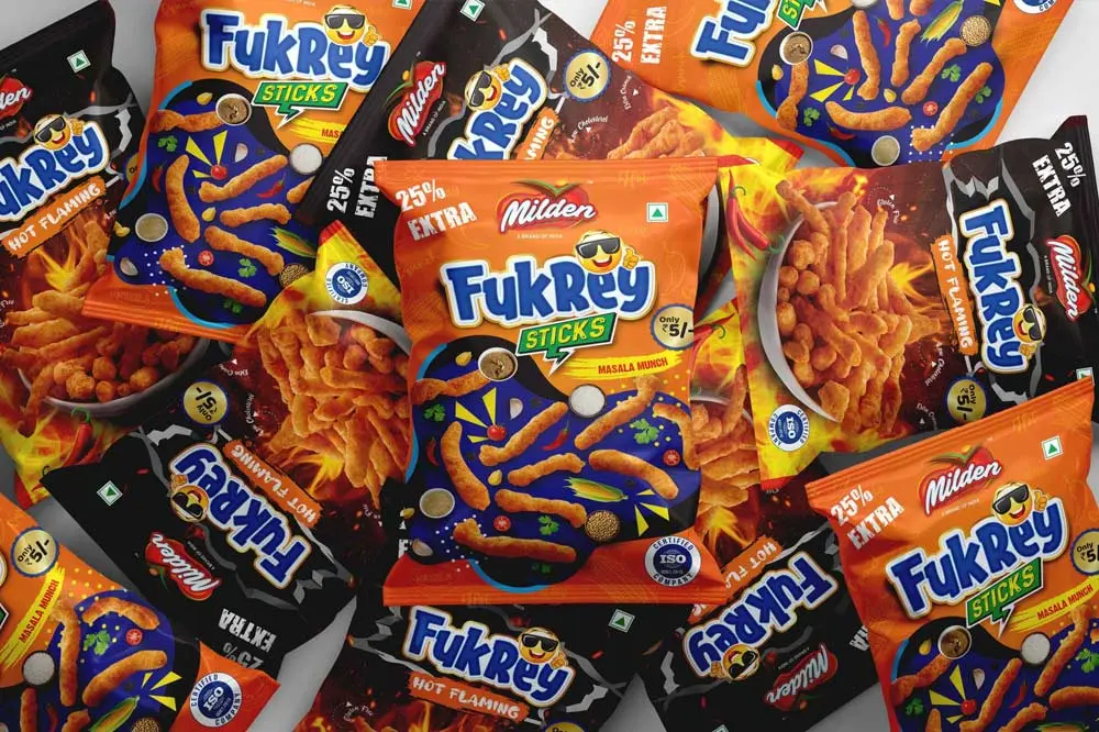 Fukrey零食包装设计图片-诗宸标志设计