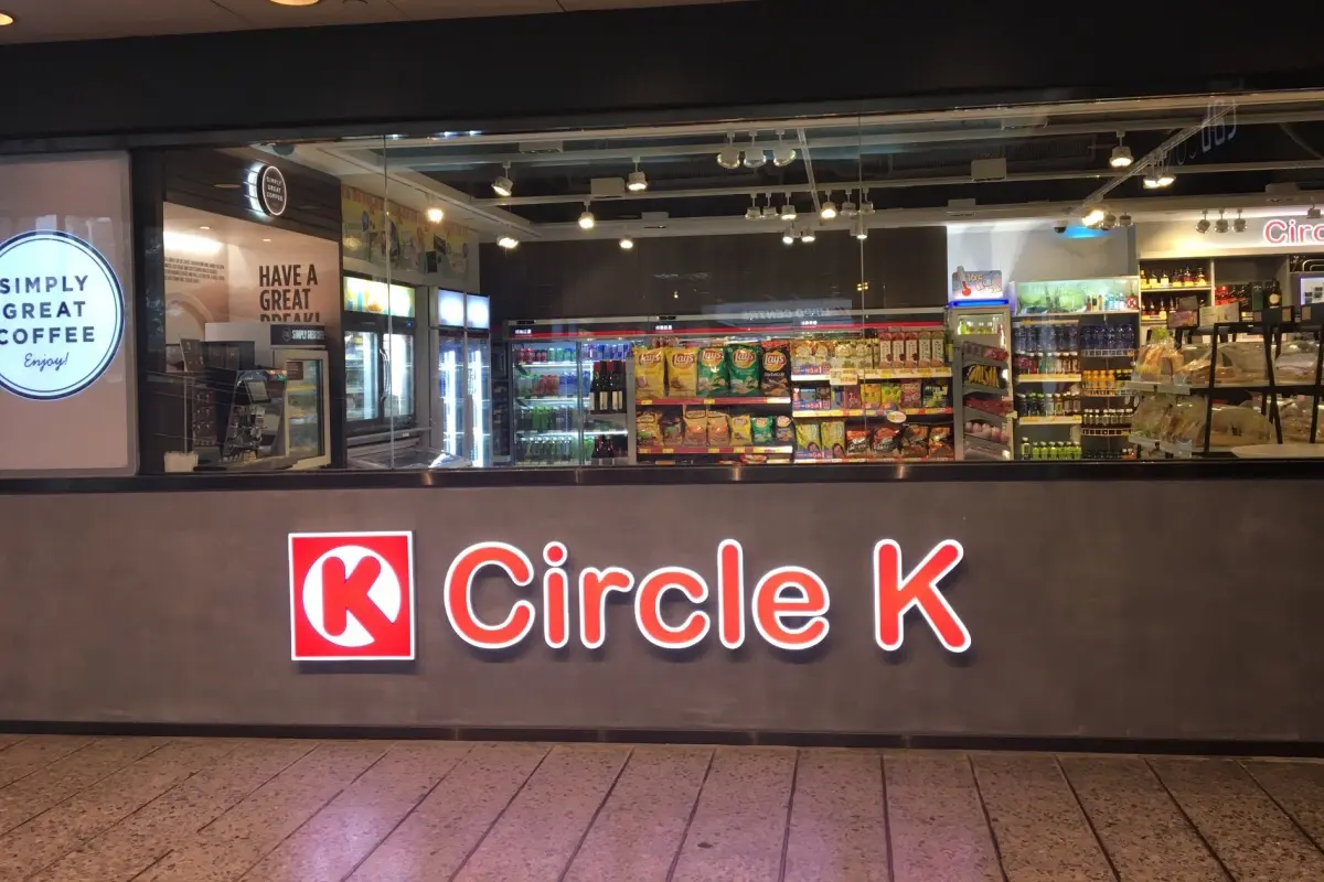 Circle K便利店logo含义及零售品牌理念-诗宸标志设计