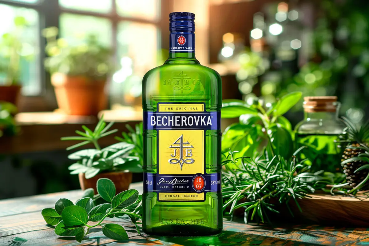 Becherovka标志设计含义及利口酒品牌设计理念-诗宸标志设计