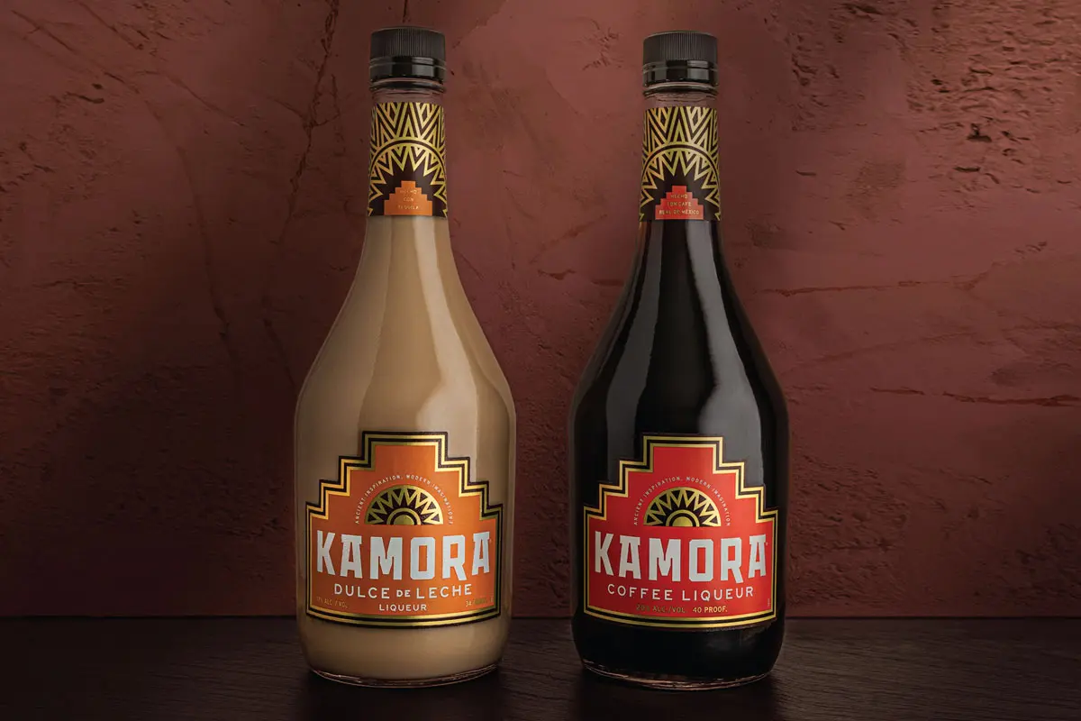 Kamora标志设计含义及利口酒品牌设计理念-诗宸标志设计