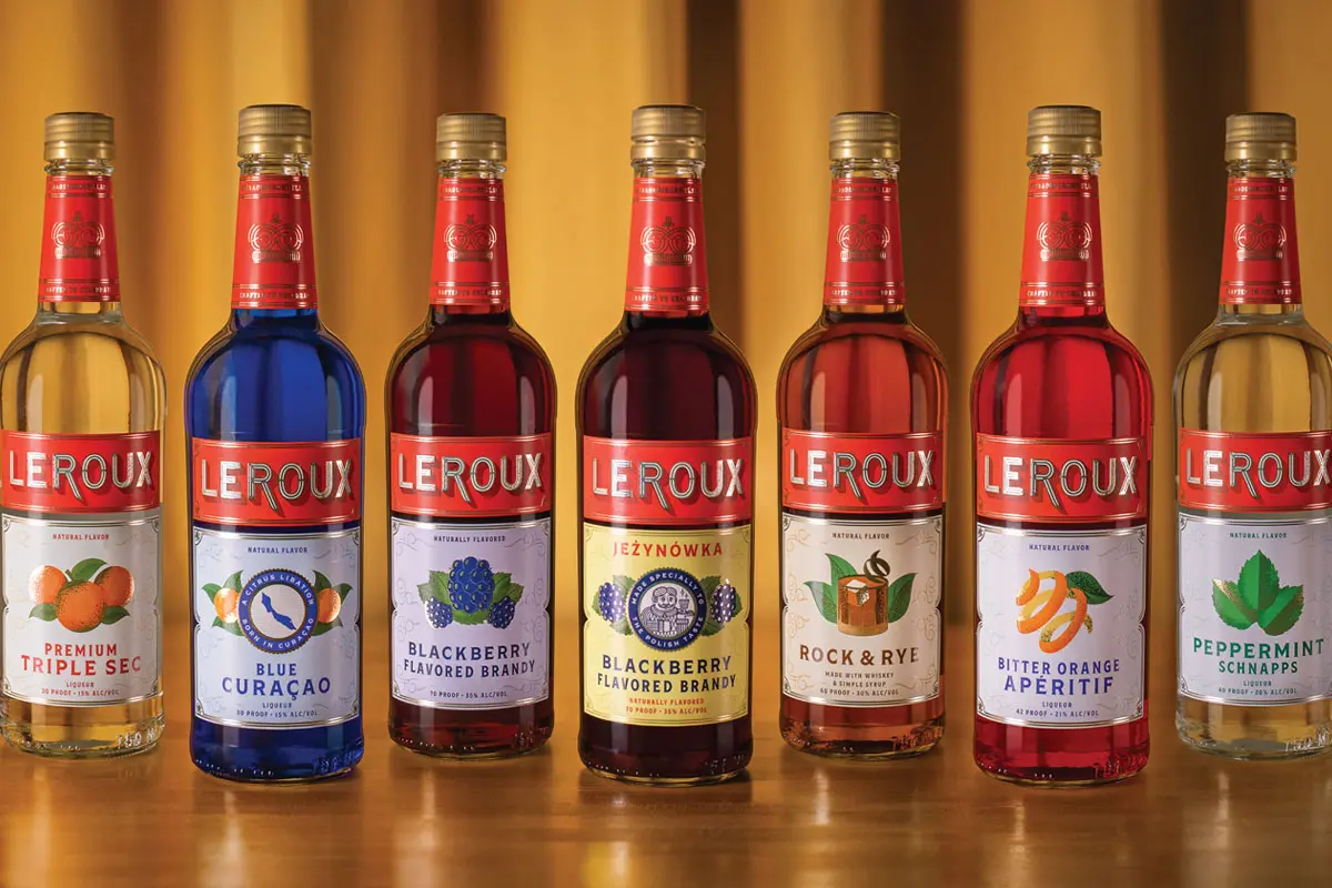 Leroux标志设计含义及利口酒品牌设计理念-诗宸标志设计