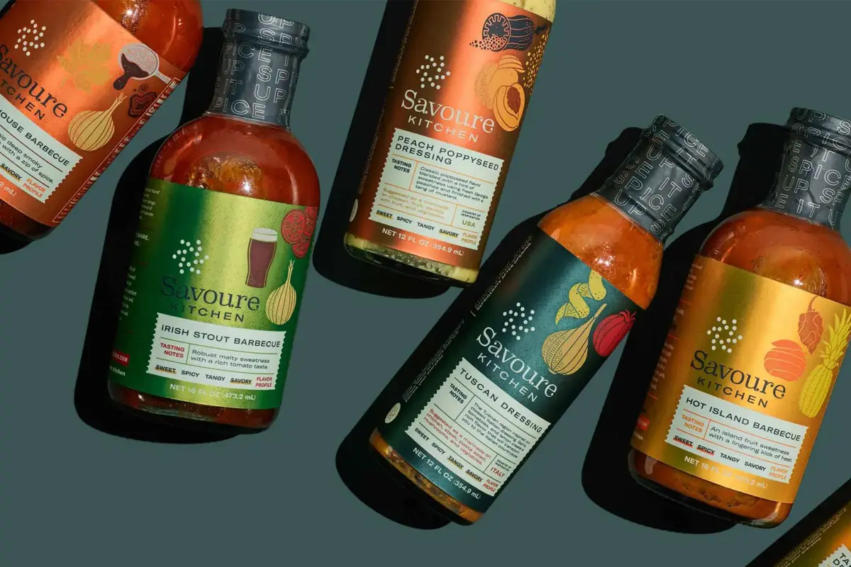 Savoure Kitchen调味品包装设计赏析-诗宸标志设计