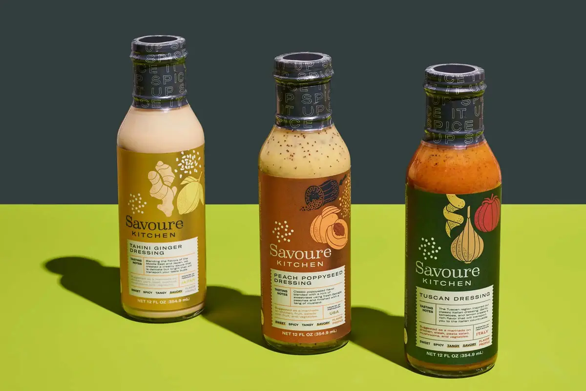 Savoure Kitchen调味品包装设计赏析-诗宸标志设计