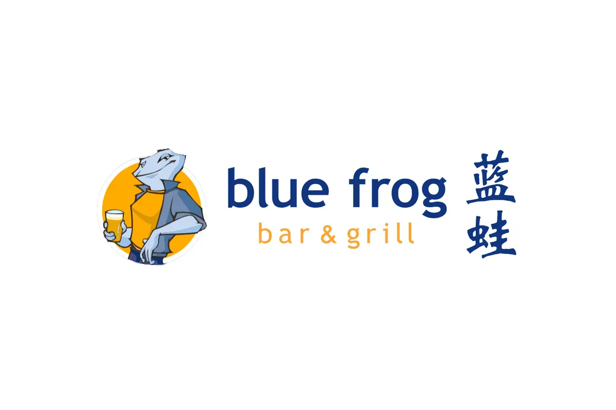 blue frog蓝蛙标志logo图片-诗宸标志设计