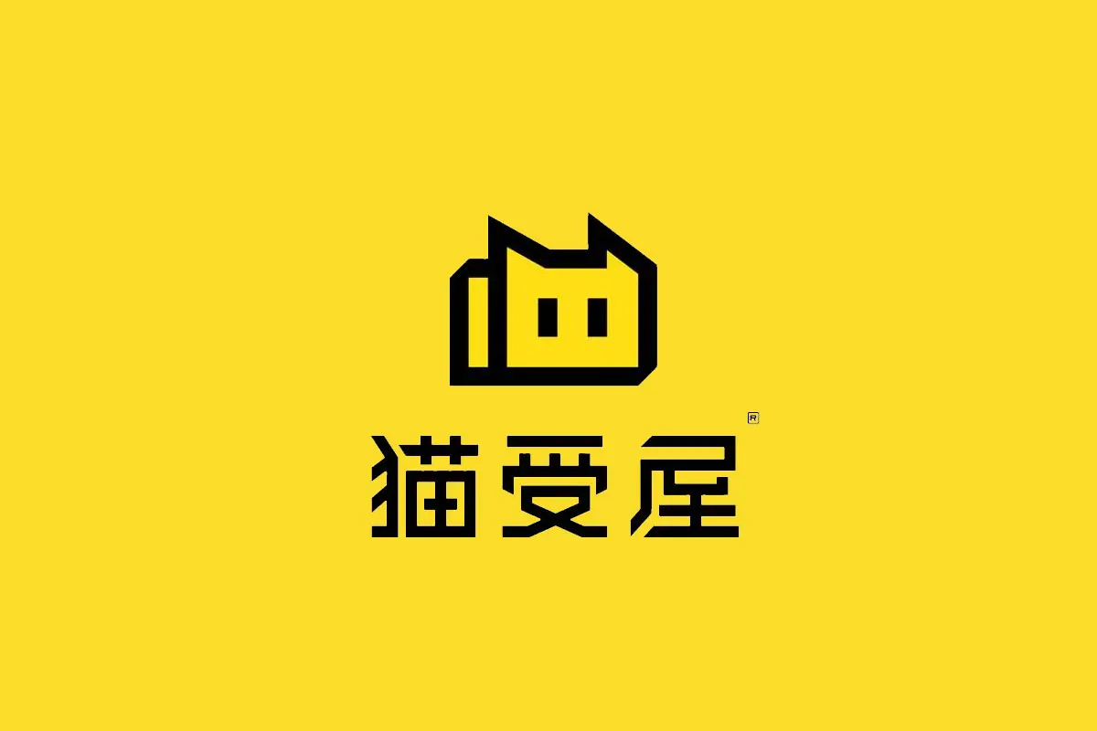 猫受屋标志logo图片-诗宸标志设计